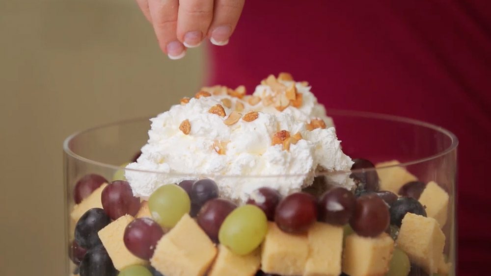 Peanut Butter and Grape Trifle | Grapes from California