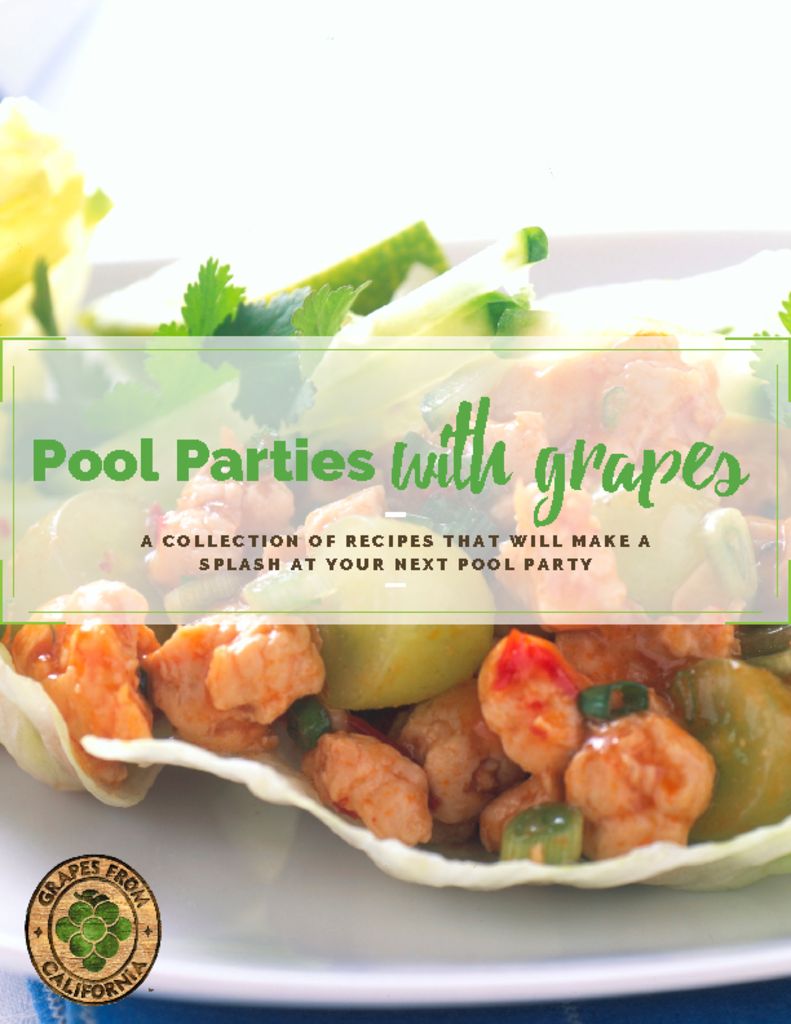 Recipe E-books | Grapes from California