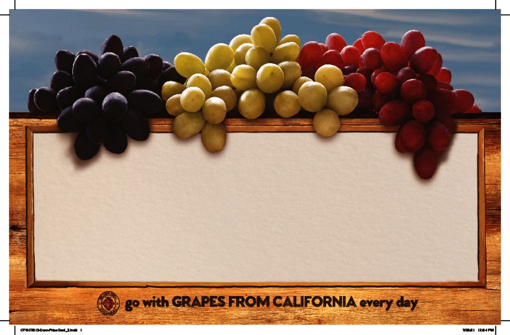 Marketing Resources | Grapes from California